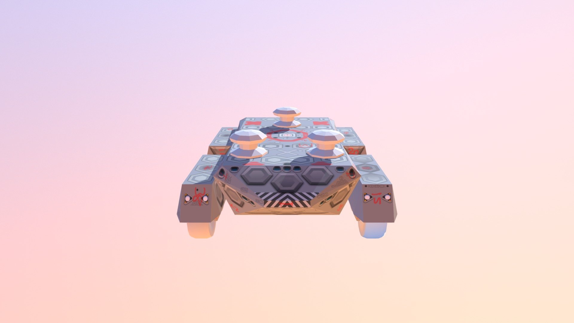 Tank UV4 - 3D model by Tristan Kempen (@vcauxilum) [7a0b035] - Sketchfab