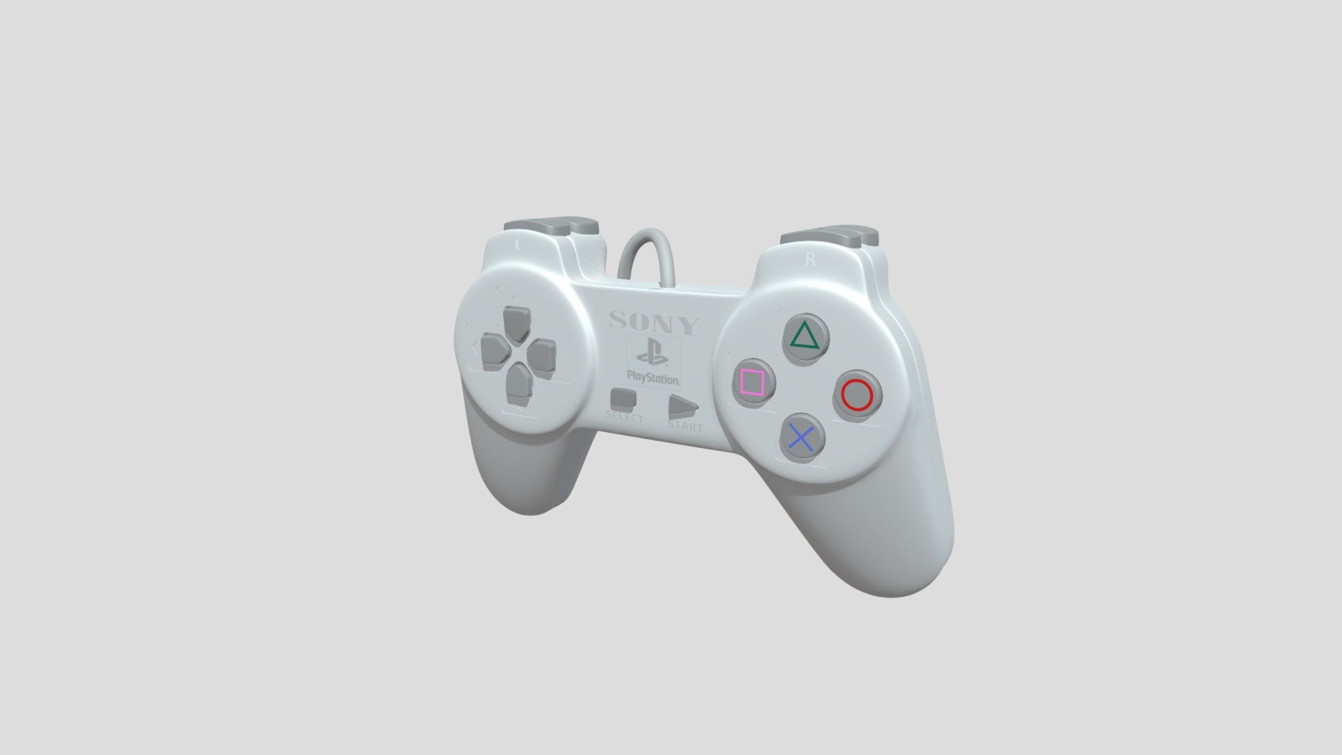 DualShock PS 1 - Download Free 3D model by valdes1302 [7a0b576] - Sketchfab