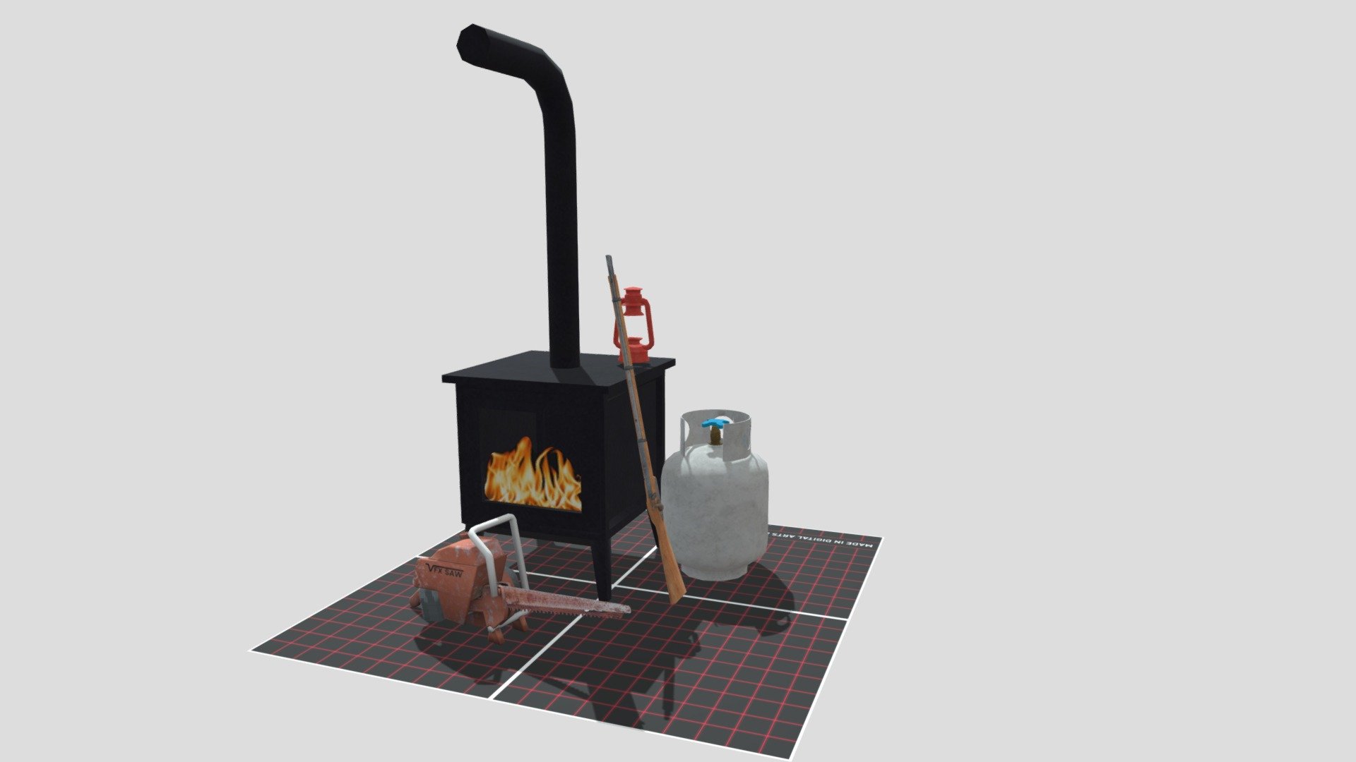 DAE 5 Finished props - Forest Loner - 3D model by Carlos_del_Dedo ...