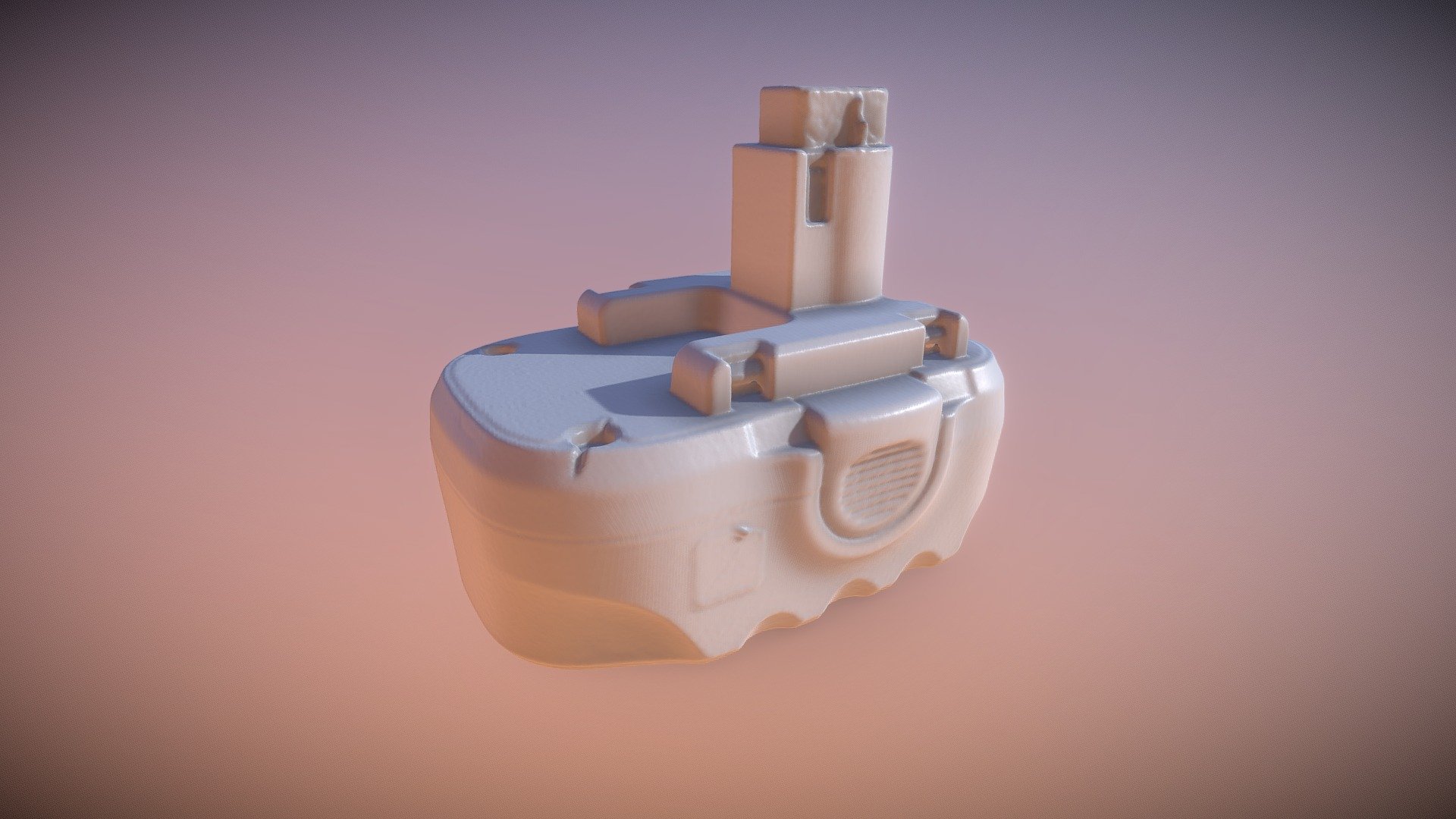 Battery mole scan with developer spray on it - Download Free 3D model ...