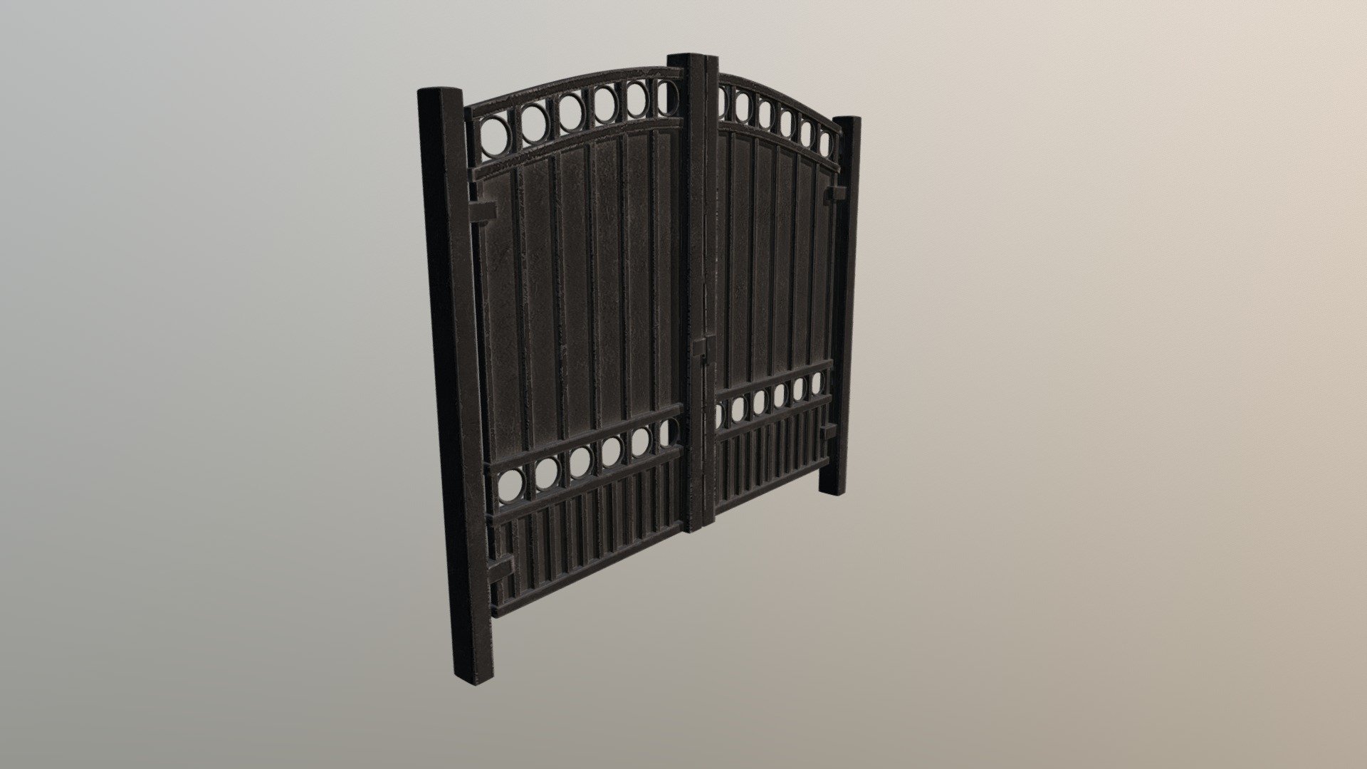 Metal Gate - Buy Royalty Free 3D model by RubaQewar [7a0e220 ...
