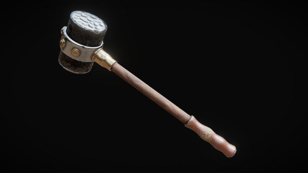 Long Hammer - 3D model by _Raphael [7a0ec89] - Sketchfab