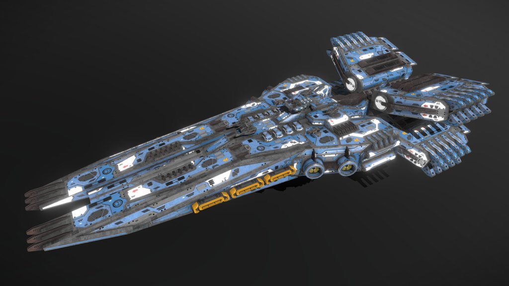 Starships - A 3D model collection by kasuweii - Sketchfab
