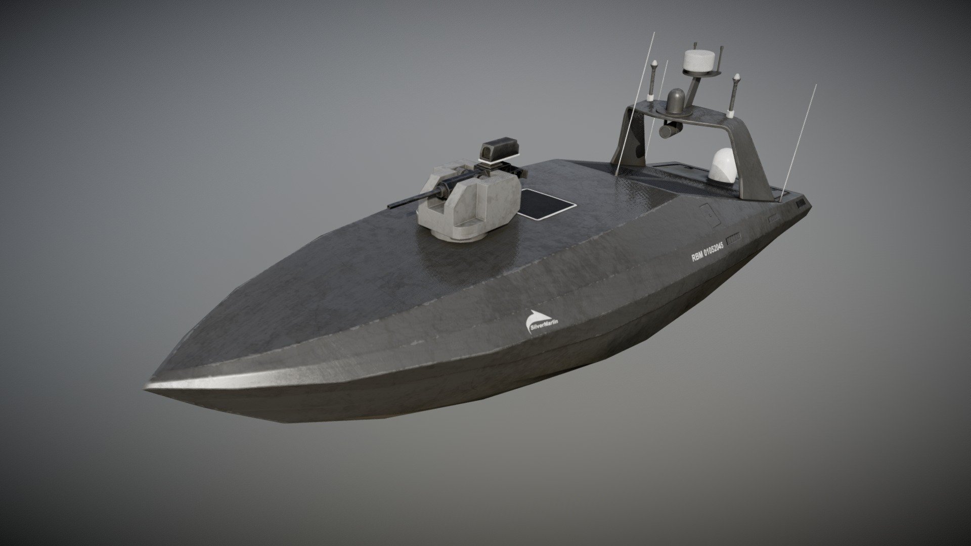 Silver Marlin Boat - 3D model by dj_ruska [7a120ae] - Sketchfab