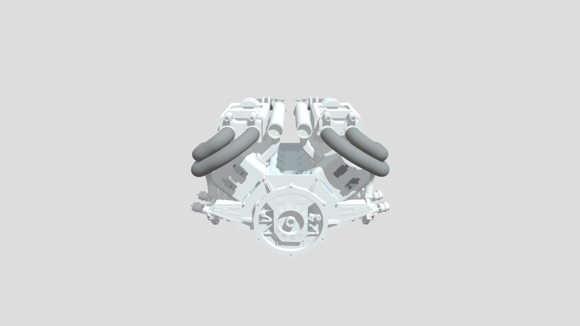 Bugatti Engine - Download Free 3D model by jcvon [7a12e2b] - Sketchfab