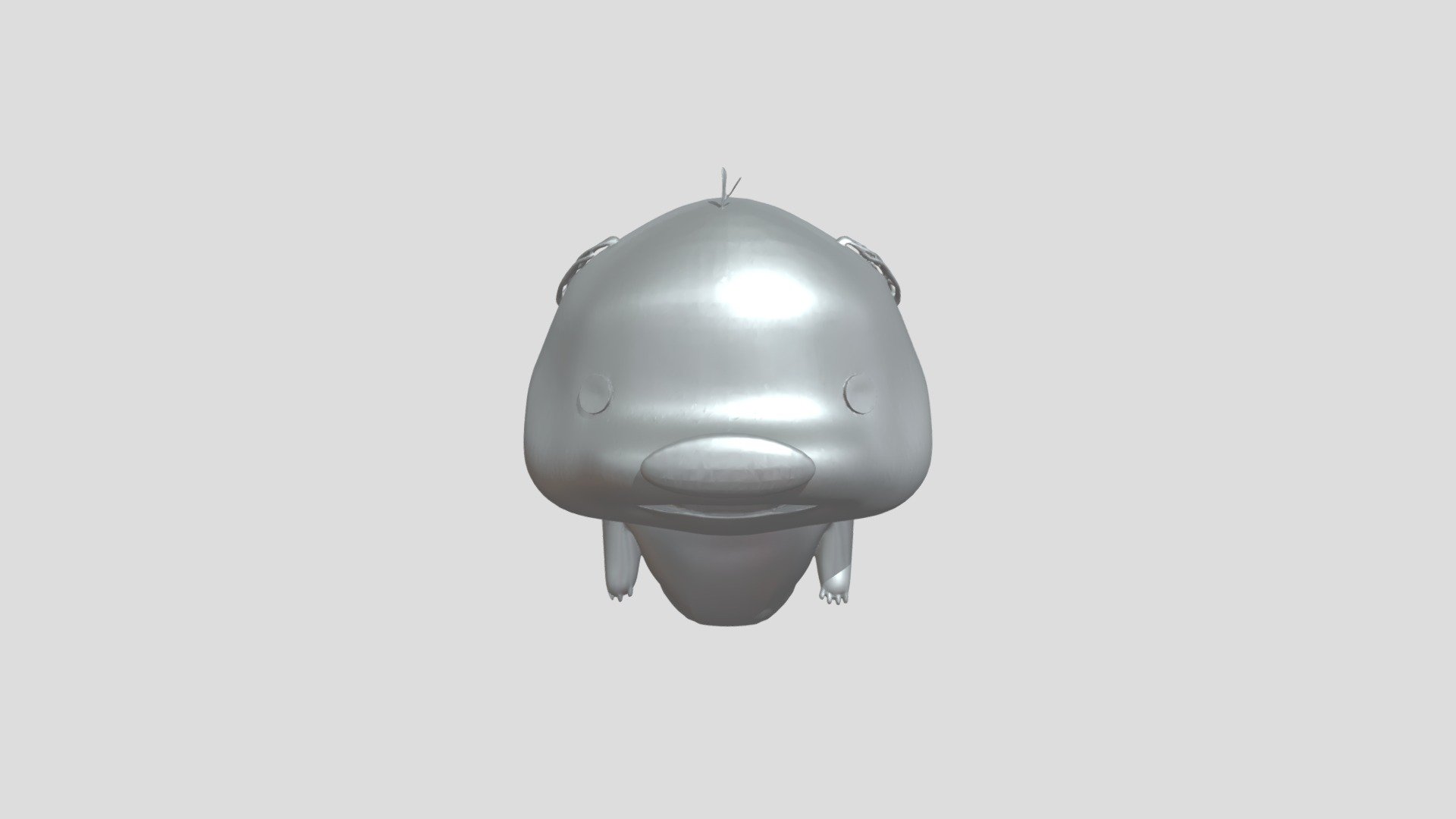 cartoon pink otter character - 3D model by a29769480 [7a130f3] - Sketchfab