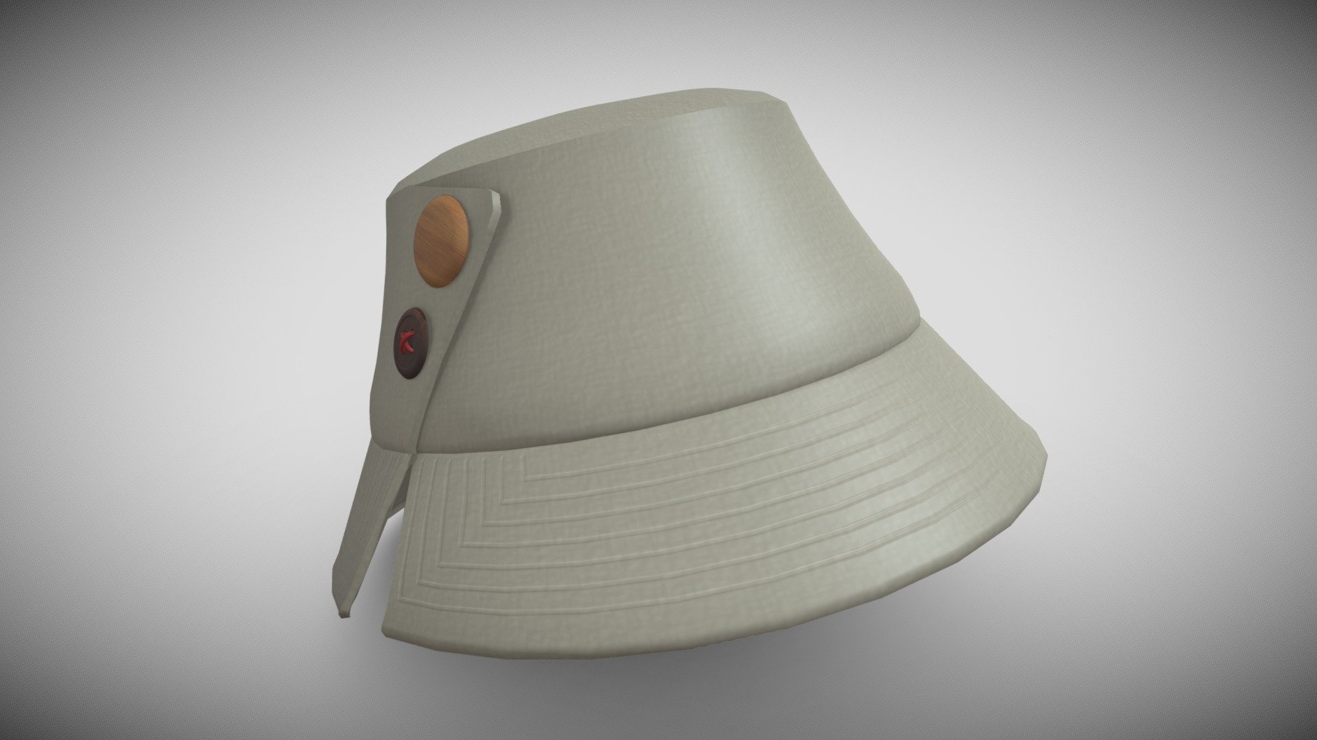 two-piece bucket hat💮📷 - 3D model by ayumi ikeda (@rxf10240) [7a14b62 ...