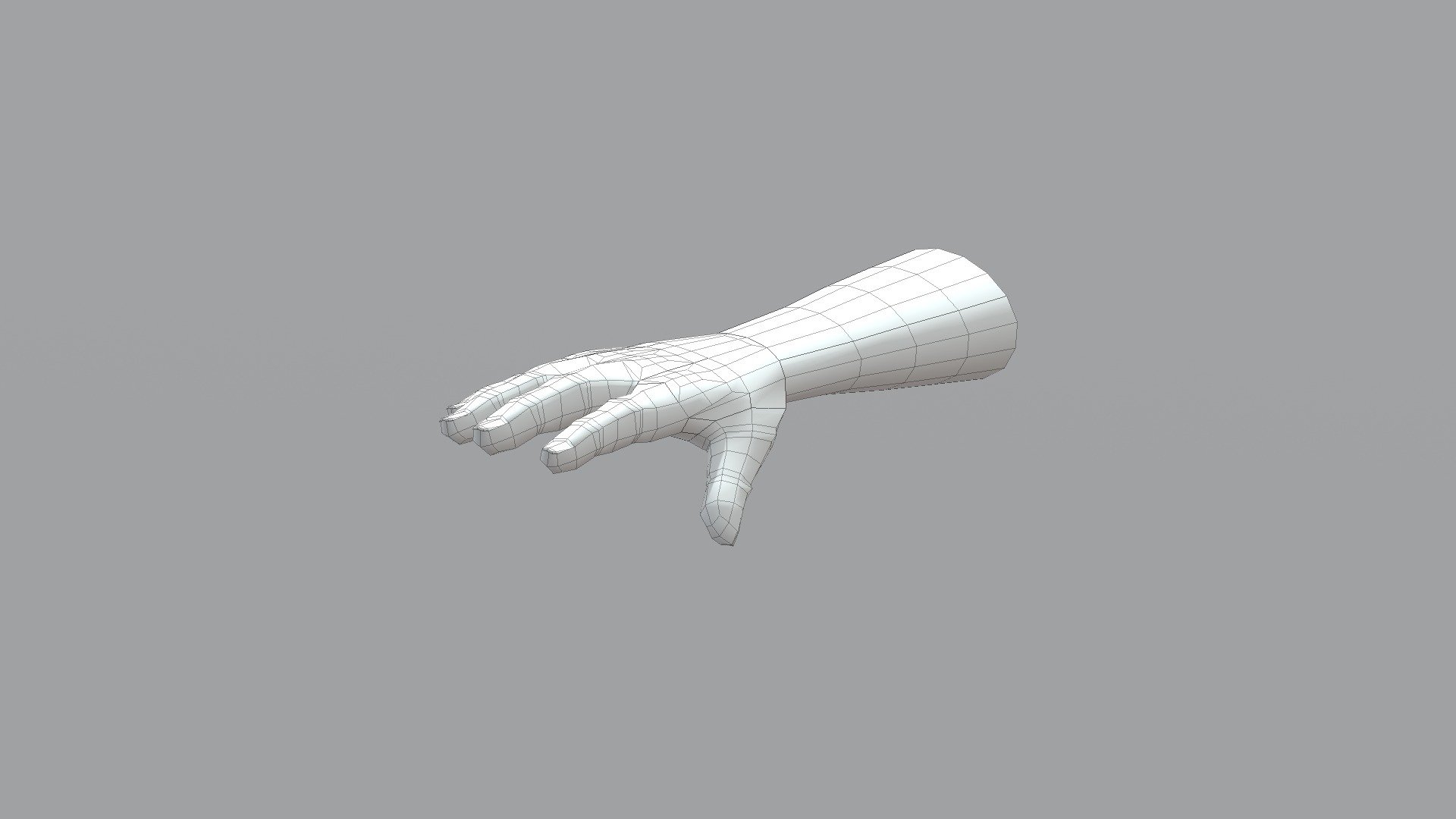 Human hand - Download Free 3D model by Andrea Castillo García (@yerwi ...