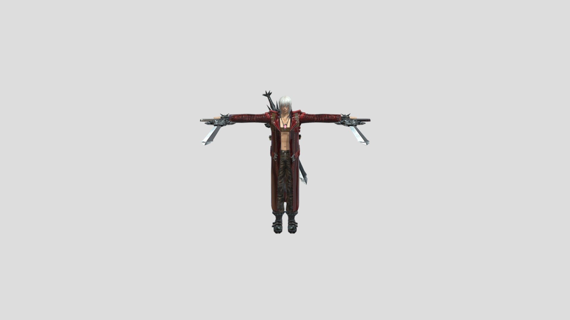 Dante Dmc - Download Free 3D model by Freaky Gamer (@davi13gb) [7a16d7d ...