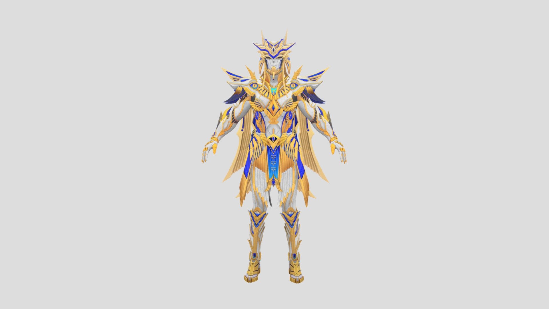 Golden Pharaoh X- Suit (7- Star) - Download Free 3D model by ...
