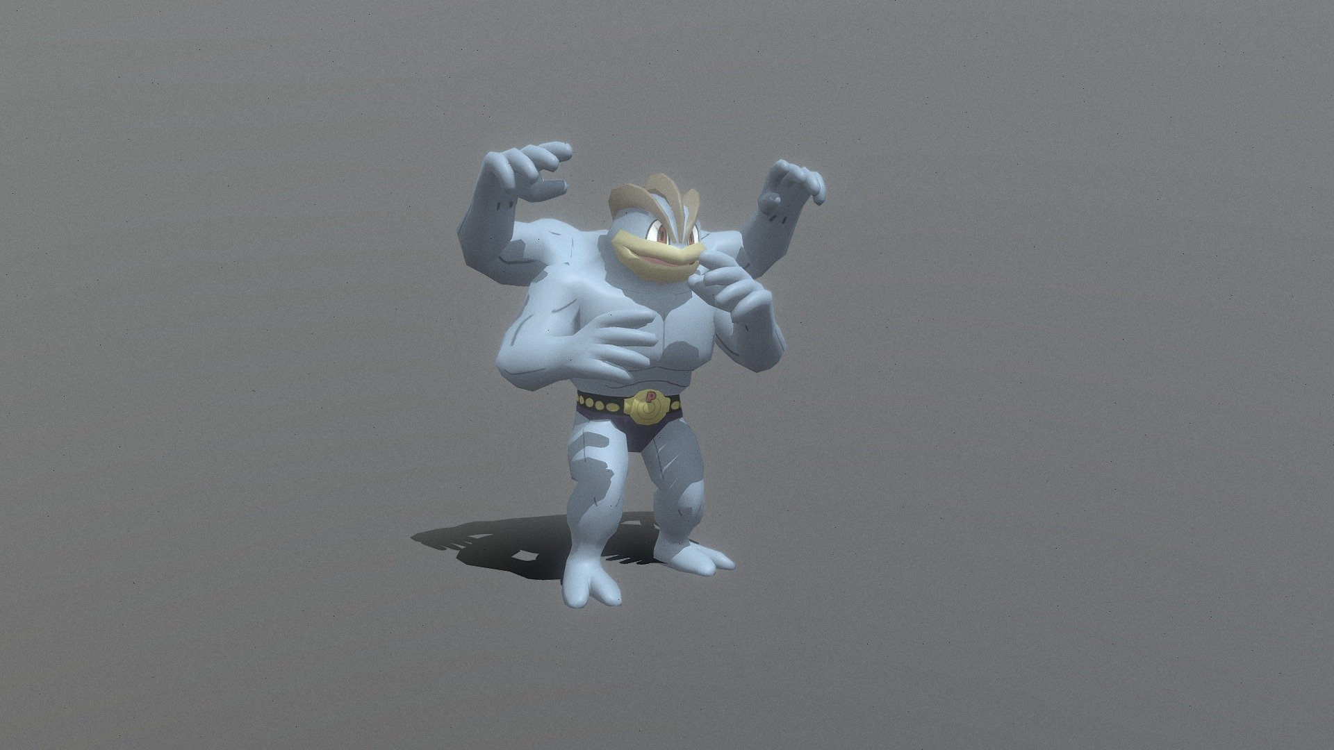 Machamp - 3D model by Kirakicker (@kirakicker26) [7a1a438] - Sketchfab