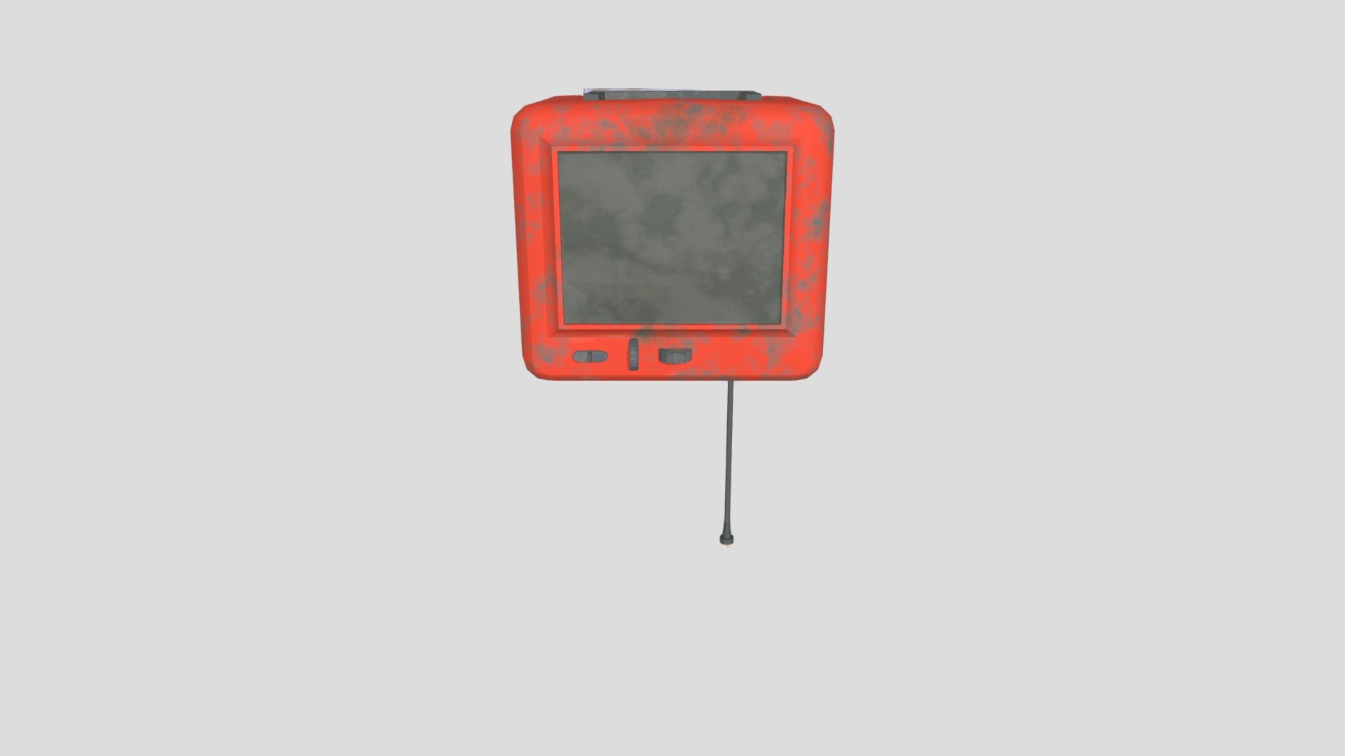 Old Portable TV - 3D model by Nulun (@0nul0) [7a1a94d] - Sketchfab