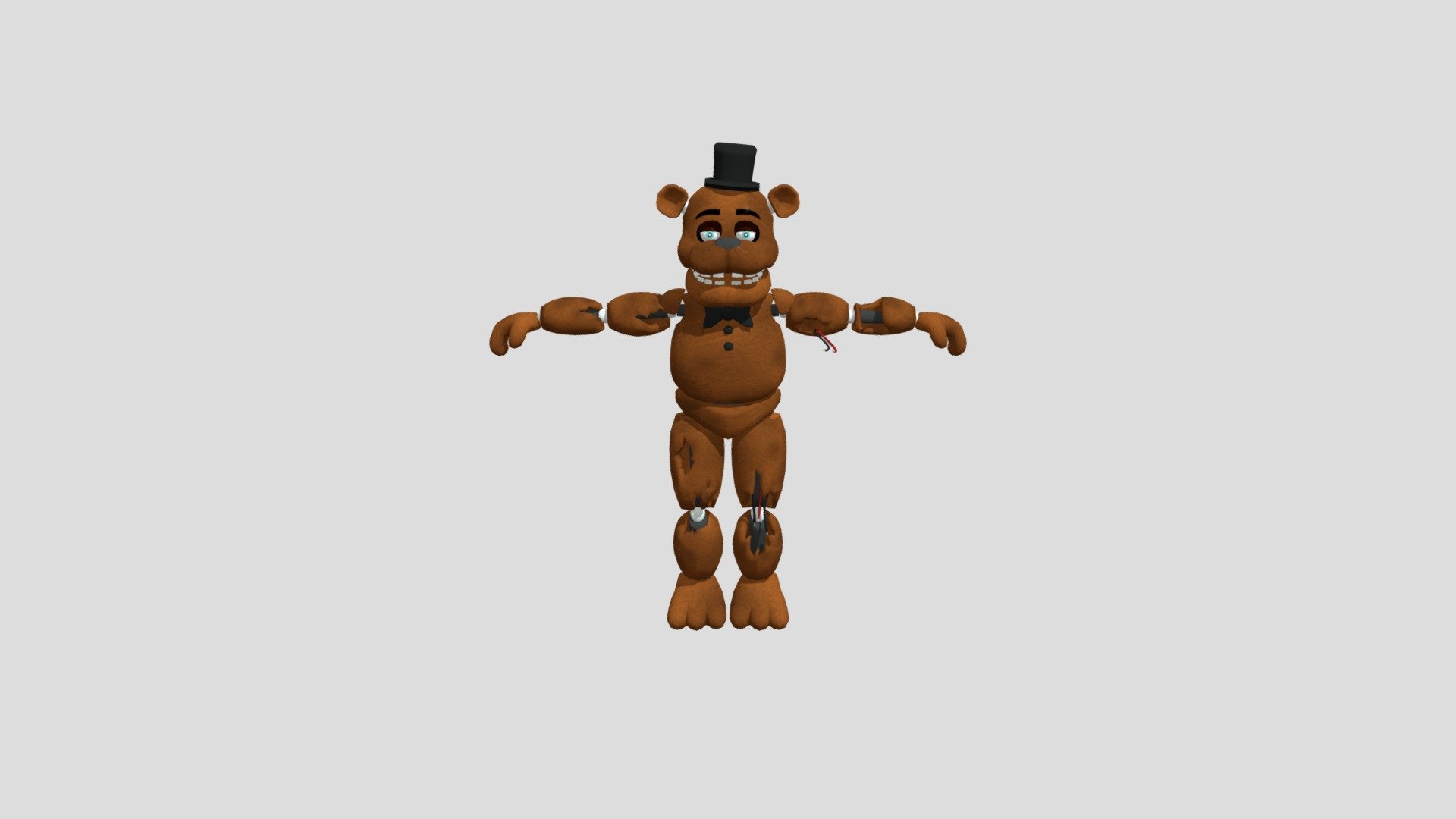Image To Stl.com_I6NIS_ Withered_ Freddy - Download Free 3D model by ...