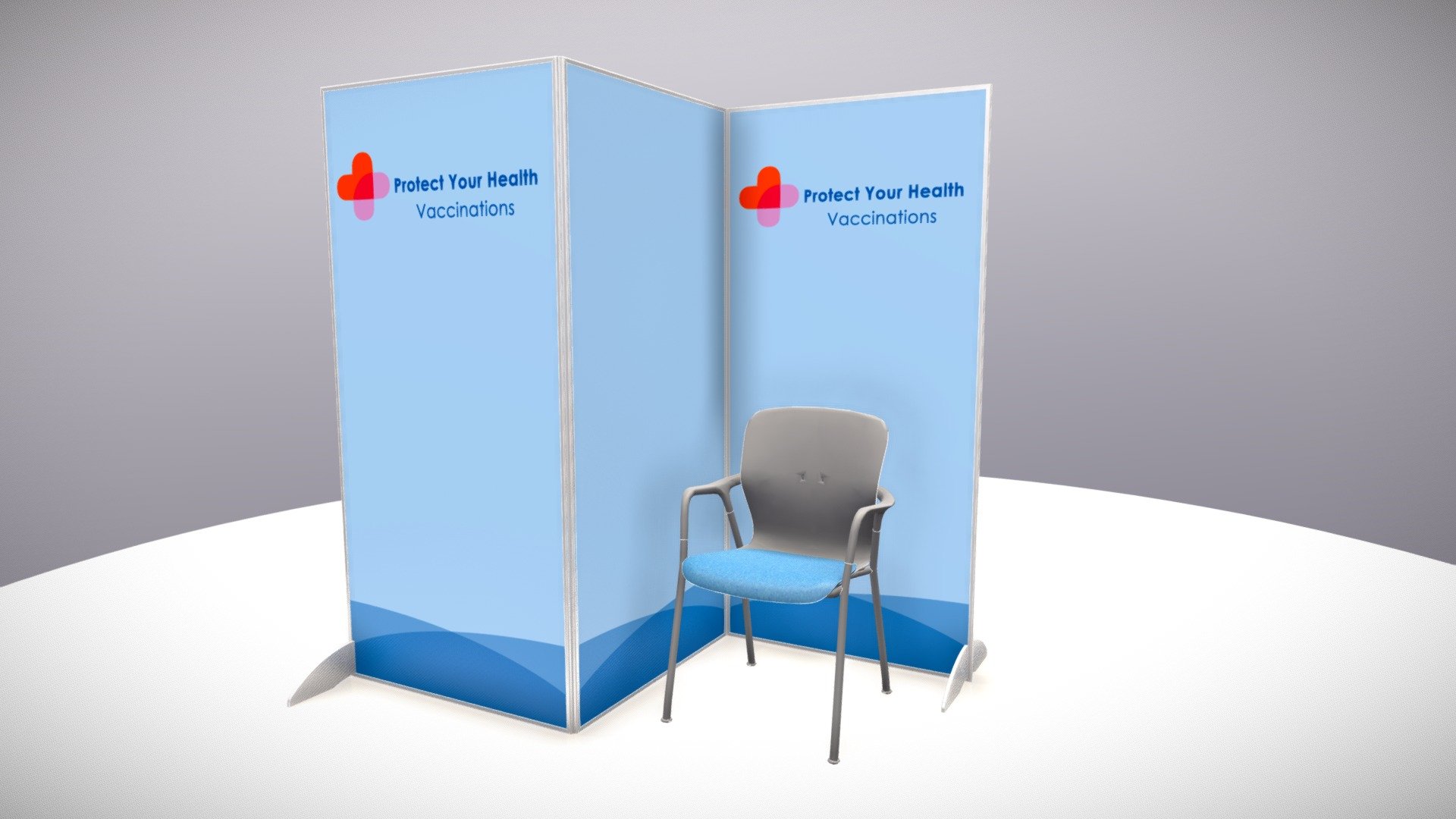 Vaccination Stations - 3D model by clarity_retail [7a20b74] - Sketchfab