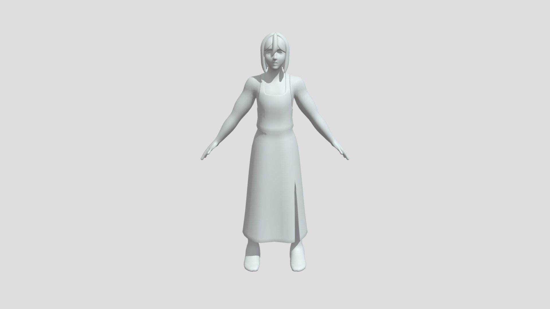 Character Model: Ines - 3D model by evilmiku [7a241a2] - Sketchfab