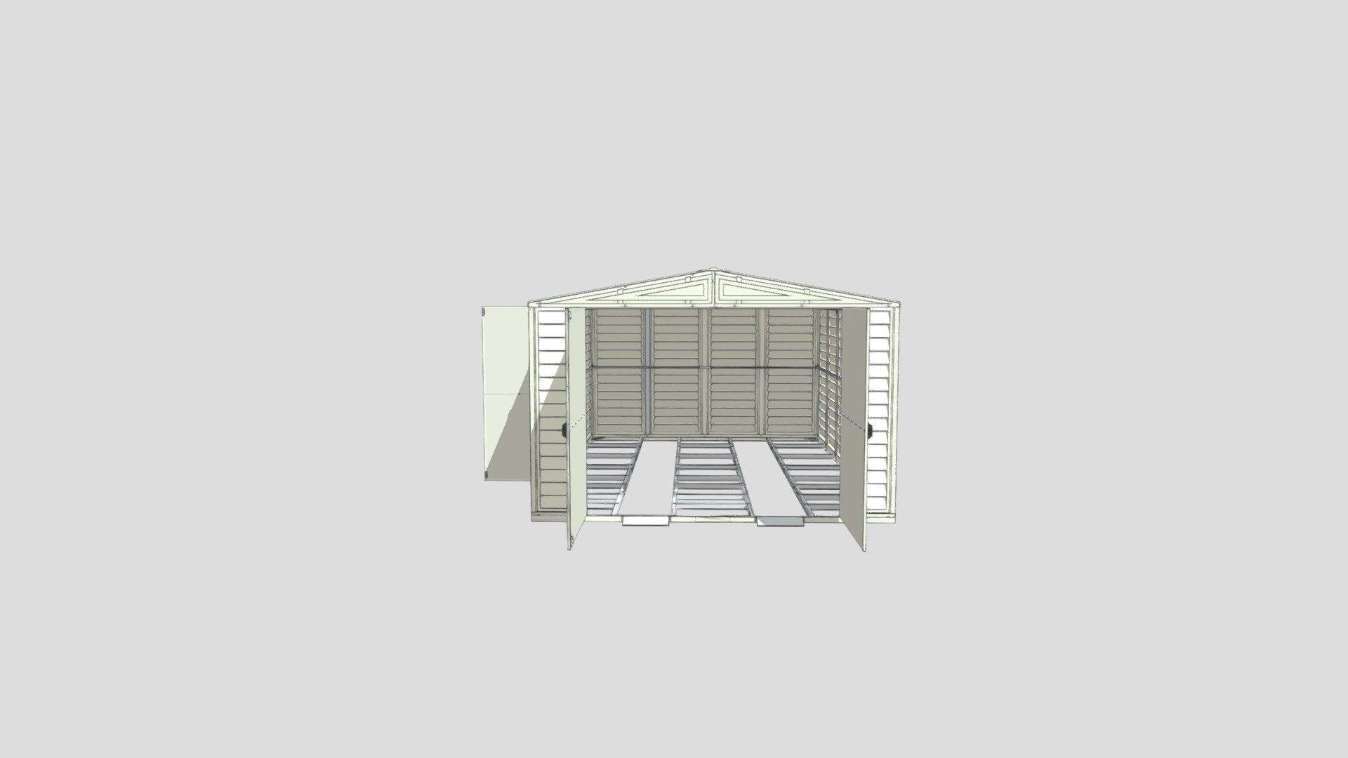 10x15 Vinyl Garage - 3D model by Duramax [7a24f09] - Sketchfab