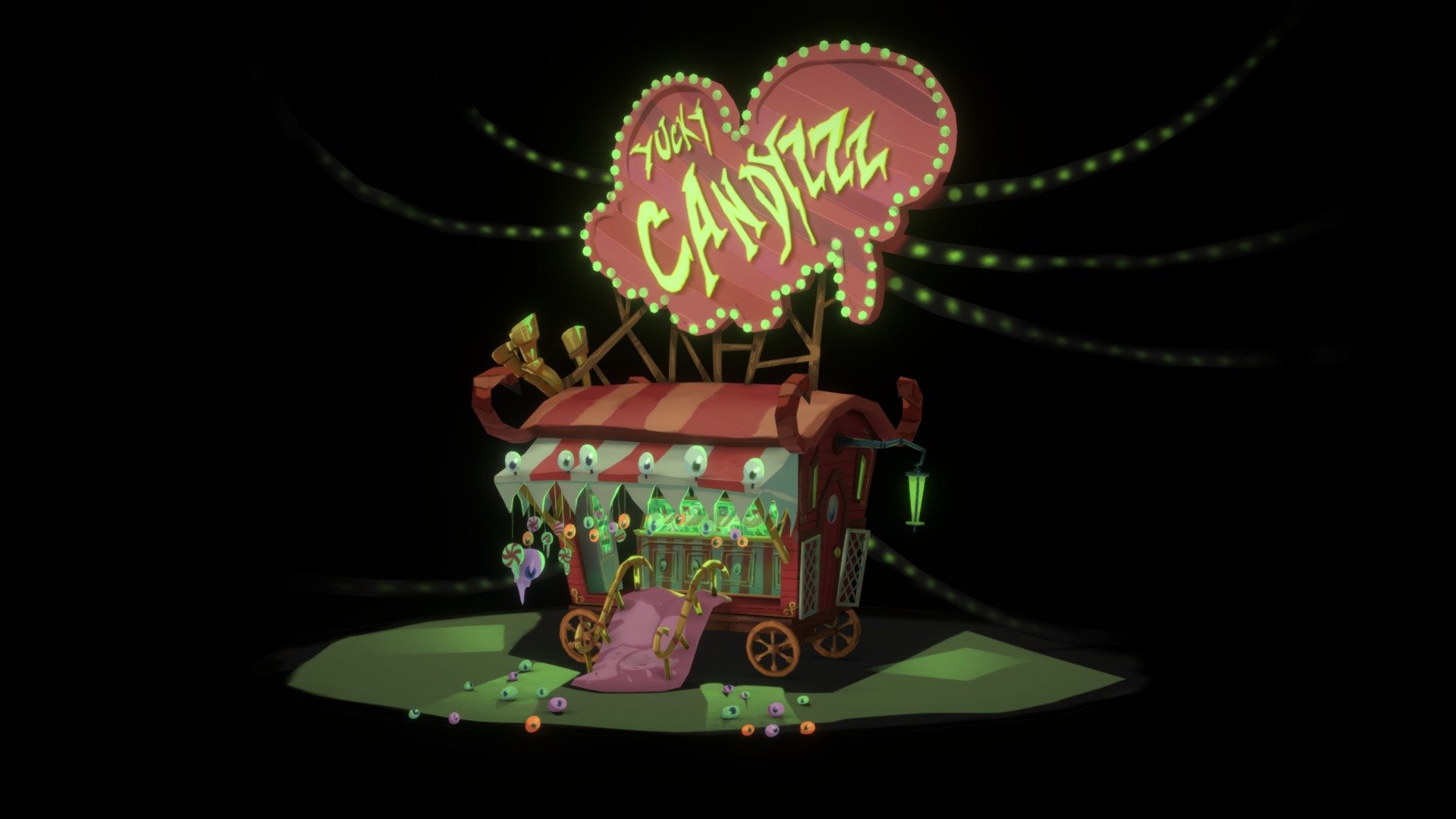 Hell Circus Candy Shop - 3D model by Thomas W. Liao (@thomas_w_liao ...