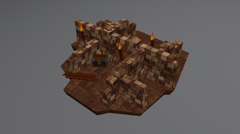 Minimap Dungeon - 3D model by CGpaul (@Paul_Udarov) [7a28460] - Sketchfab