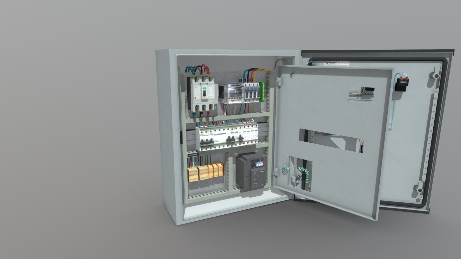 Panel Electrico - 3D model by ZerOne01 (@zerone_01) [7a287b5] - Sketchfab