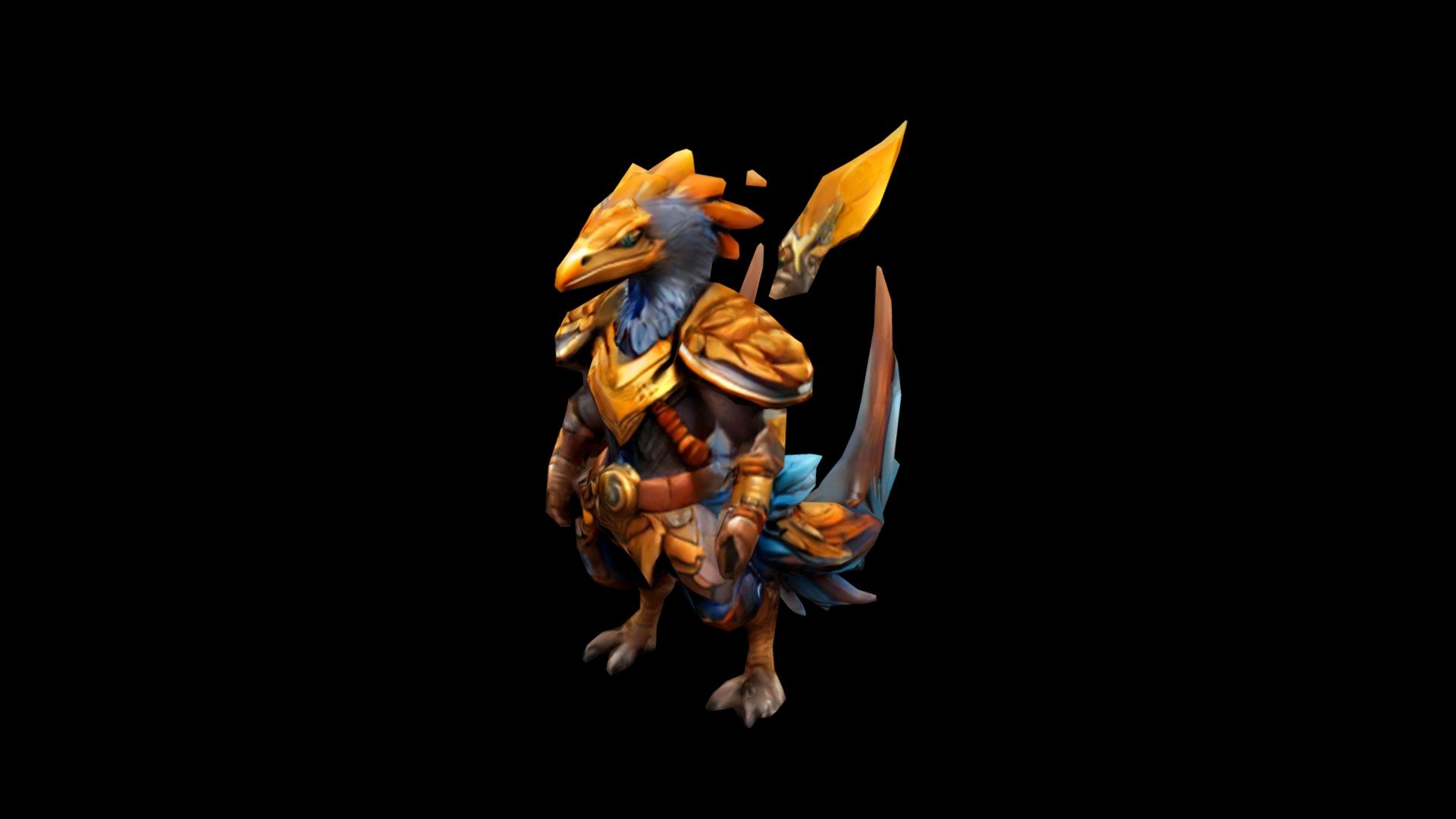 The image portrays a fantastic creature of fanta - Download Free 3D ...