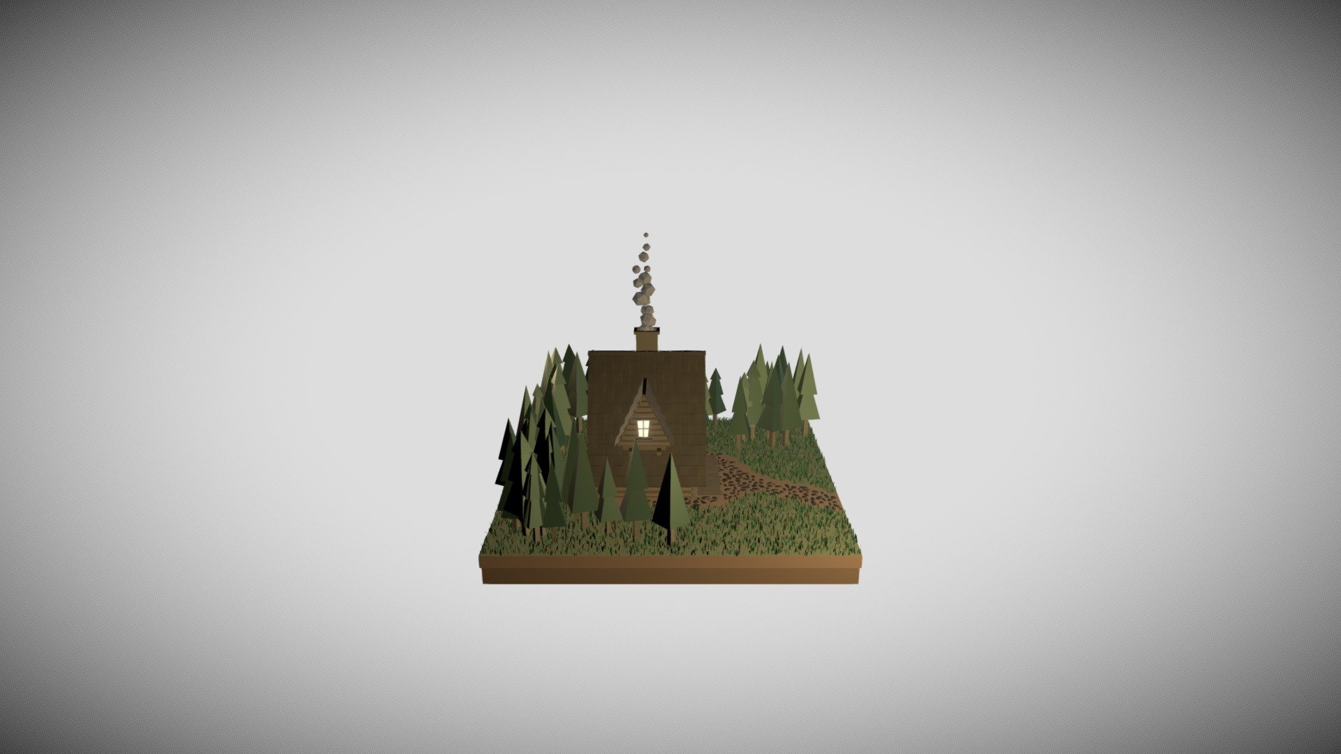 Forest House - Download Free 3D model by gkari [7a2a4a9] - Sketchfab