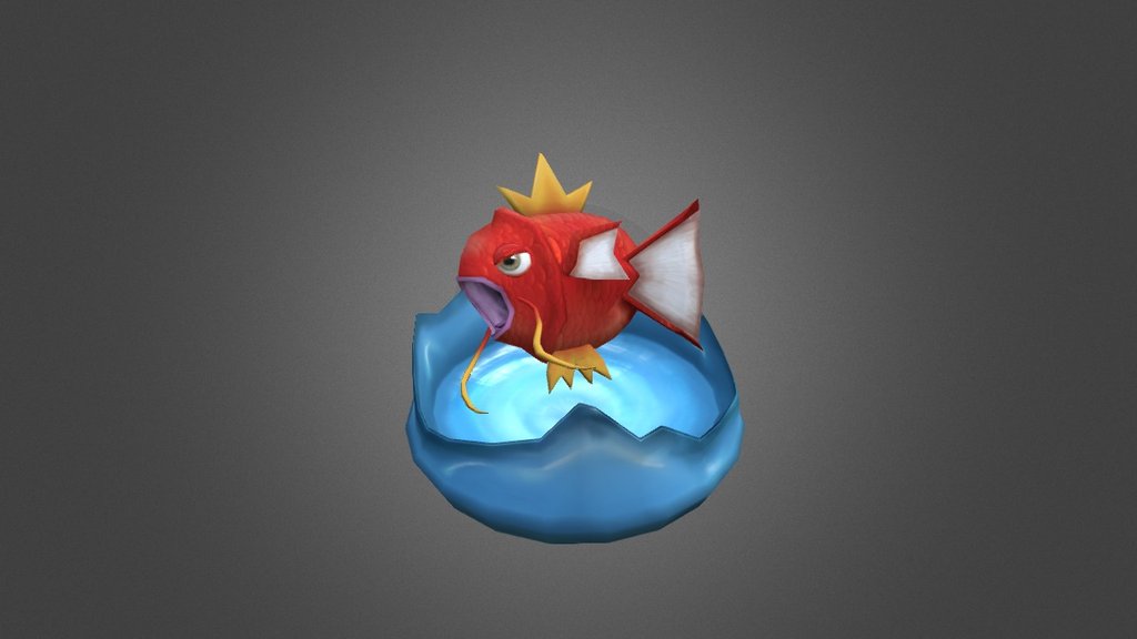 Marvellous Magikarp - 3D model by Stephanie Perry (@azrelae) [7a2ac1e ...