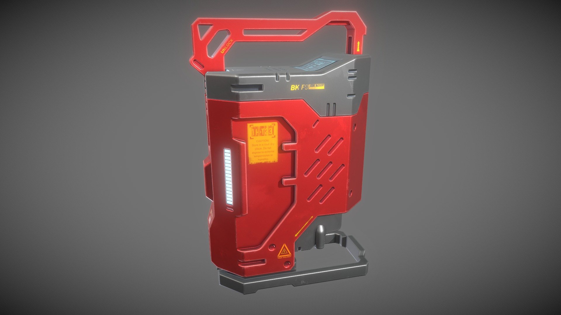Sci-Fi Battery | Game-Ready Prop - 3D model by Shuhanur Rahman ...
