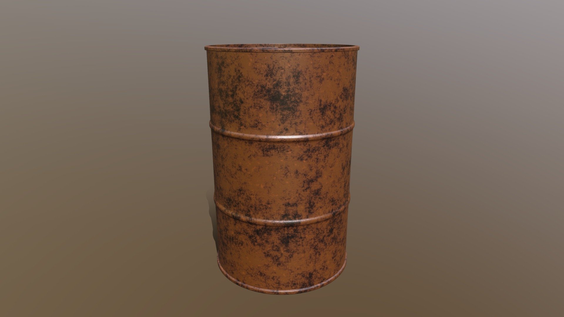 Rusty Barrel - Download Free 3D model by CivilPrinceFixer ...