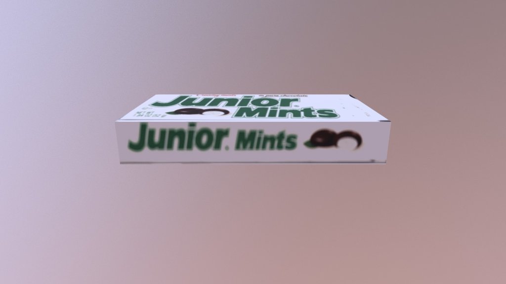 Junior Mints Box - 3D model by gmr729 [7a2e97c] - Sketchfab
