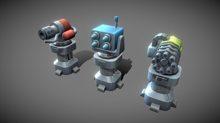 Minigun 3D models - Sketchfab
