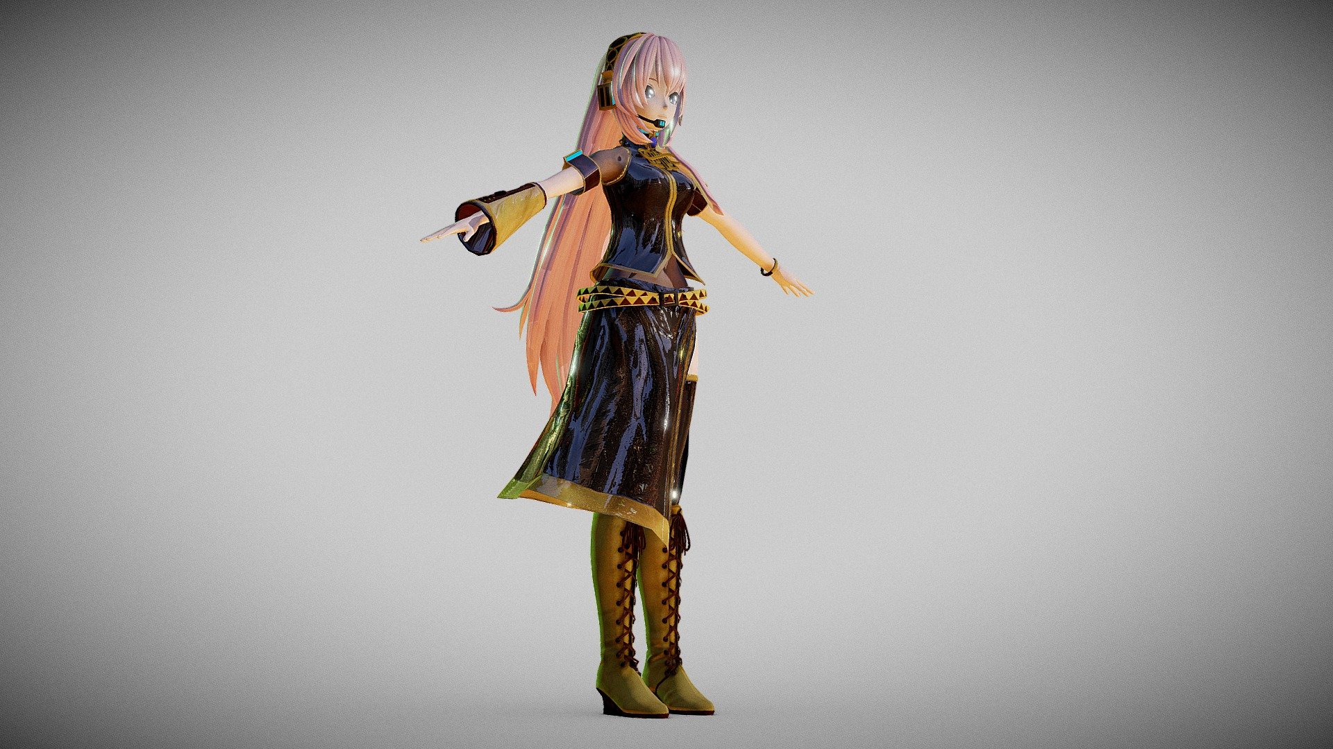 PDAFT Luka Default - Download Free 3D model by 雨宮レン (@oscar3dmodel) [7a31406] - Sketchfab