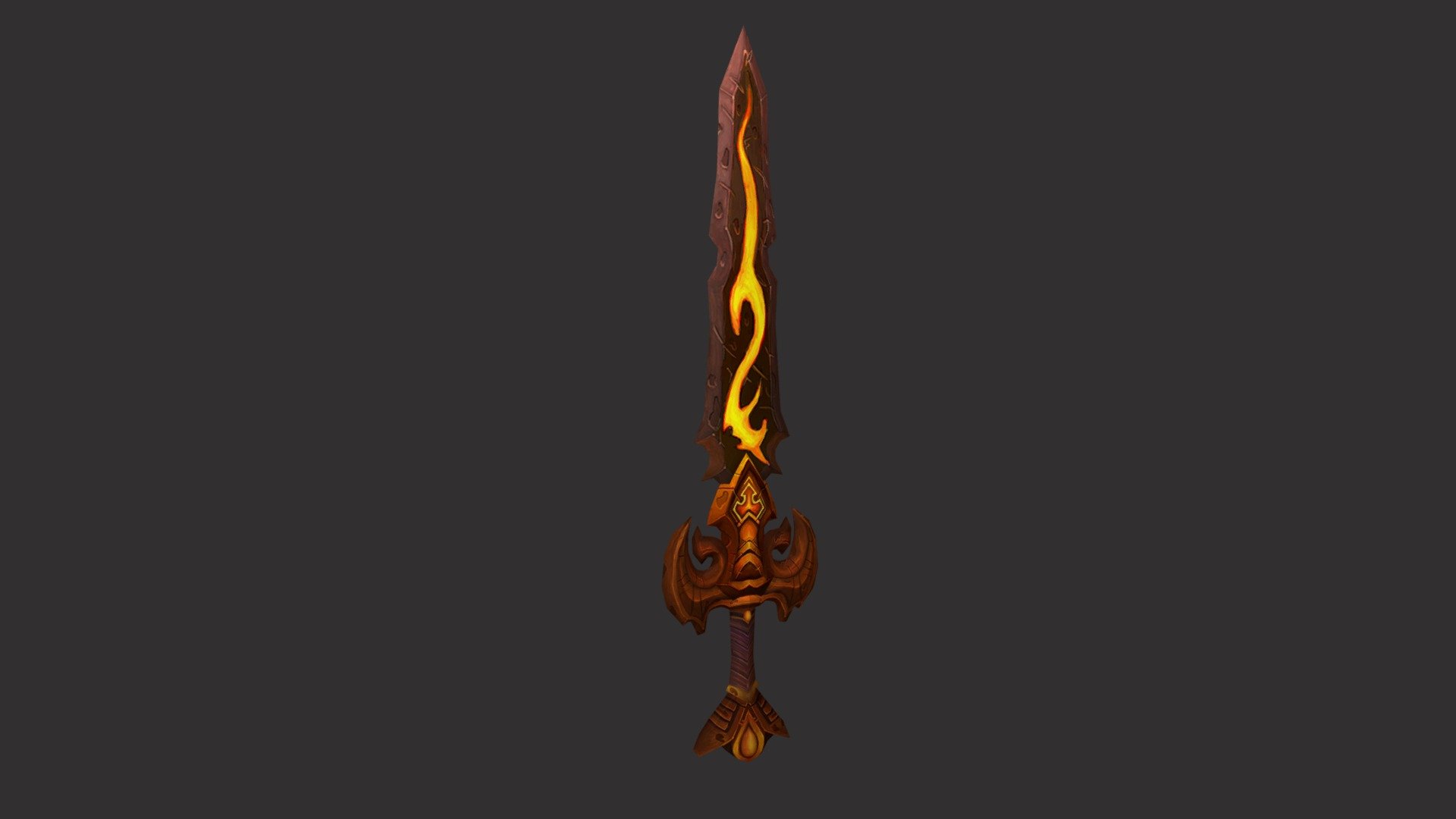 Flame Sword - 3D model by Karena Williams (@Karenawilliams) [7a32e22 ...