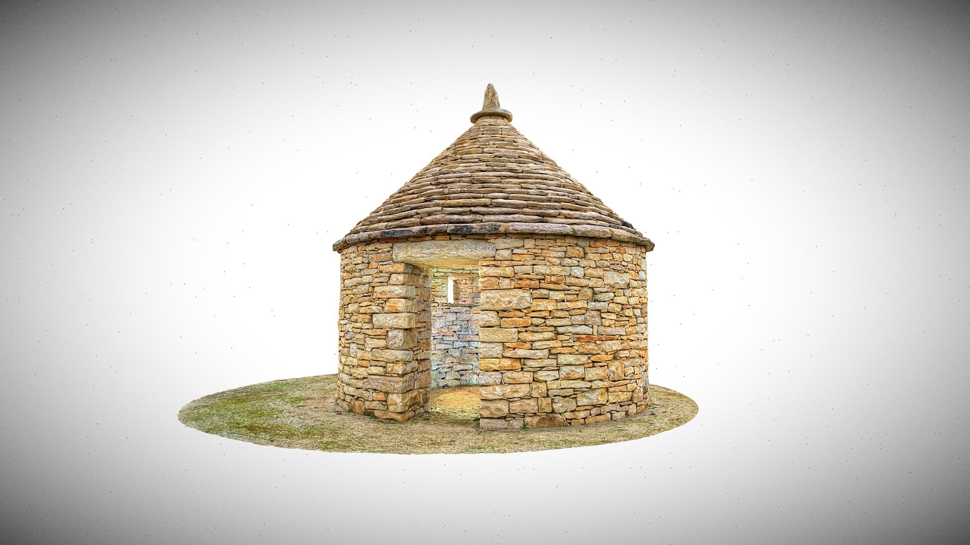 Dry Stone Hut - Download Free 3D model by 3DA - Loïs PUIG (@3da.io ...