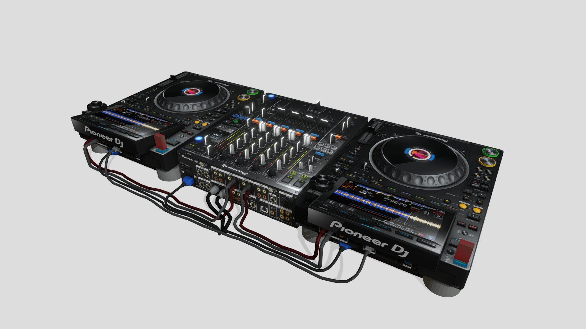Pioneer Cdj 3000 - Download Free 3D model by MaxTht (@thetiot.maxime ...