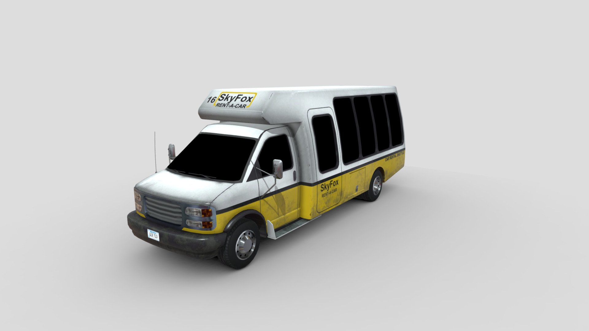 '97 GMC Savana Shuttle Bus - 3D model by Lex713 (@LunarEclips3 ...