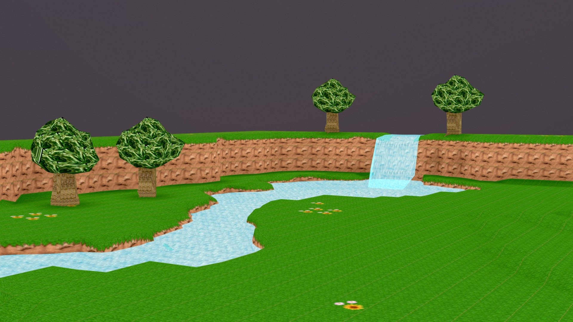Classic Game Scene - 3D model by AdamThorne [7a363e9] - Sketchfab