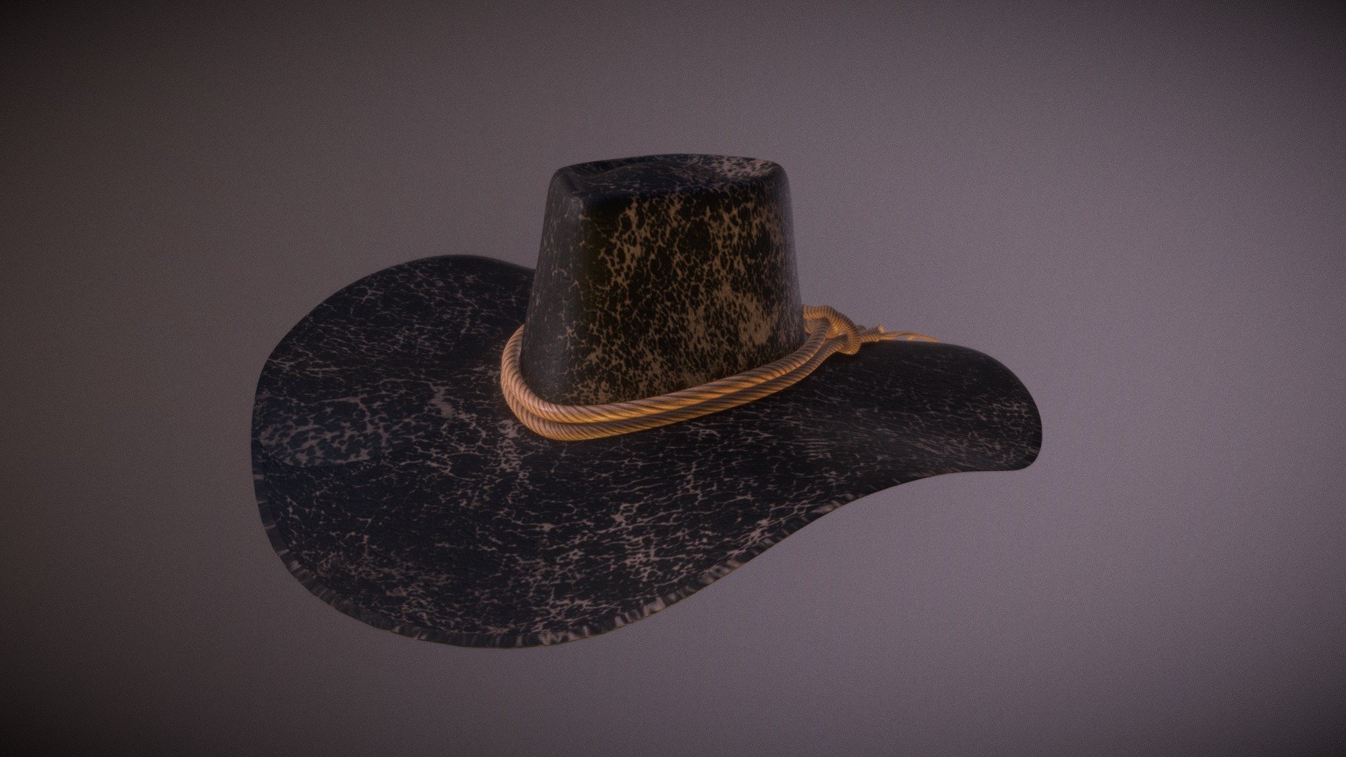 Worn Cowboy Hat - Download Free 3D model by Lamorak (@Lamorak420 ...