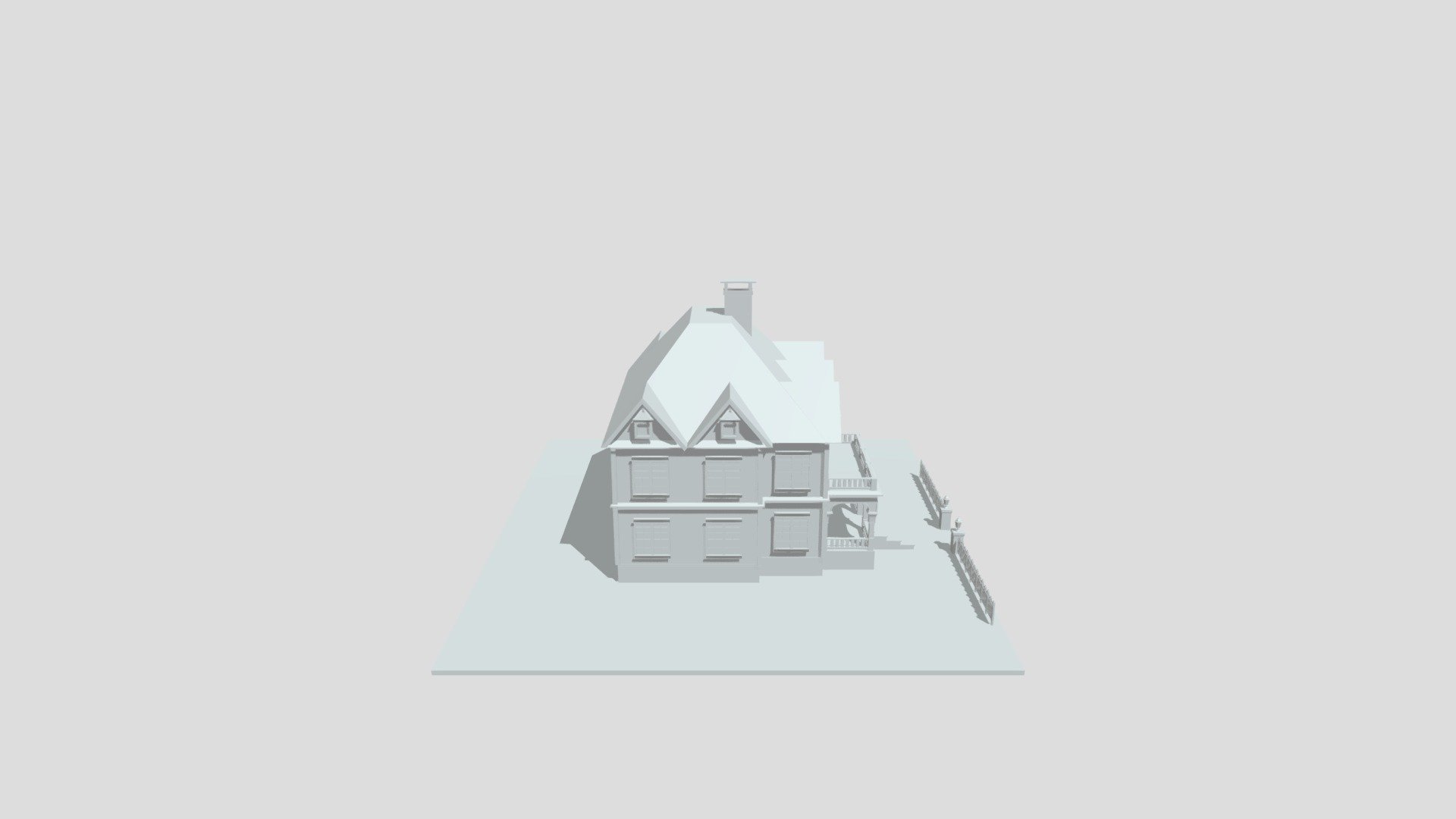 Victorian House - 3D model by pinkypiepeach [7a3765c] - Sketchfab