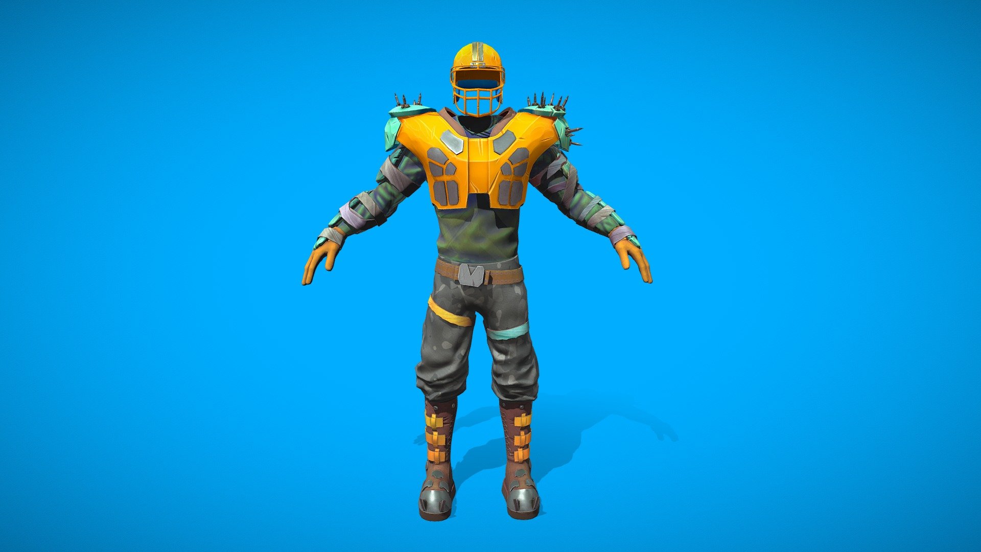 Wasteland Gear Set - 3D model by Alex (@FireFerret) [7a3805f] - Sketchfab