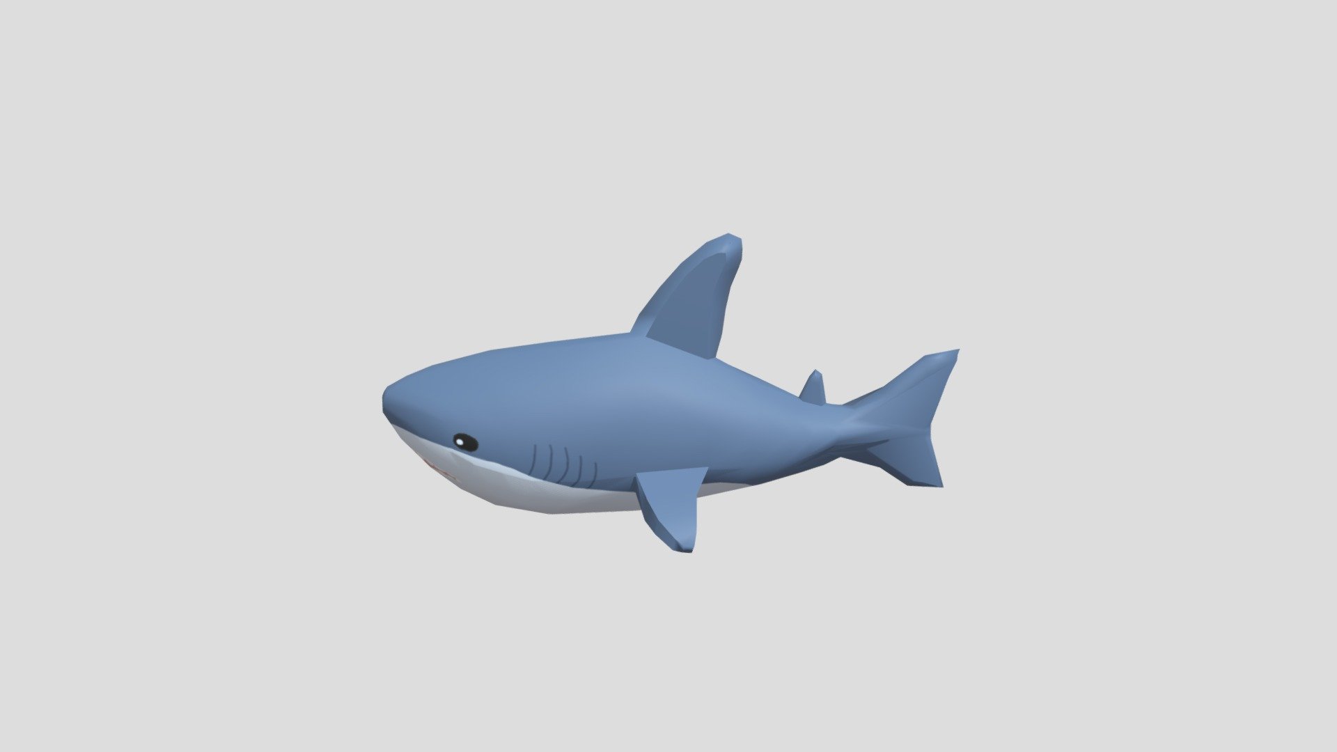 Ikea blåhaj made in maya - 3D model by Ida.Rikardsdotter_ [7a3814a] - Sketchfab