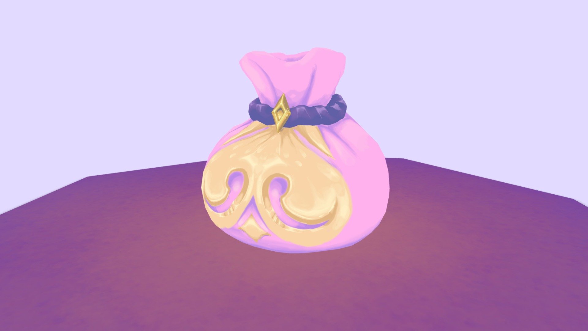 Saquito | Stylized videogame bag - 3D model by kali.kariumu [7a3ab5b ...