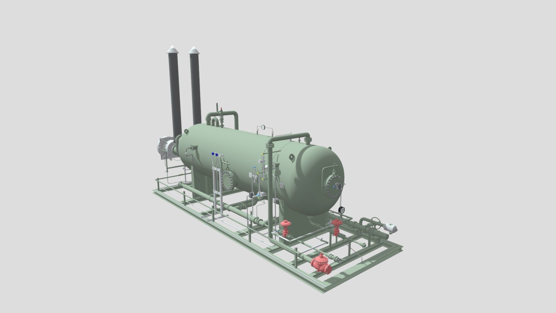 Heater treater - 3D model by wellsitelms [7a3b67a] - Sketchfab