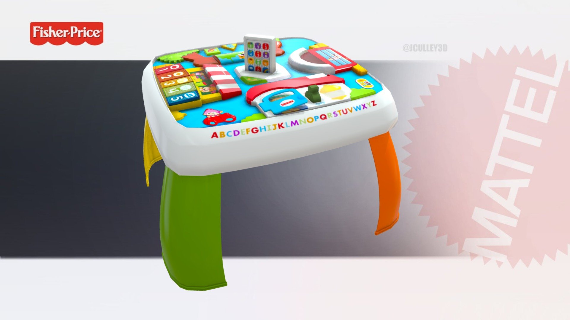 Mattel - Table Learn Replica - Buy Royalty Free 3D model by JCulley3D ...