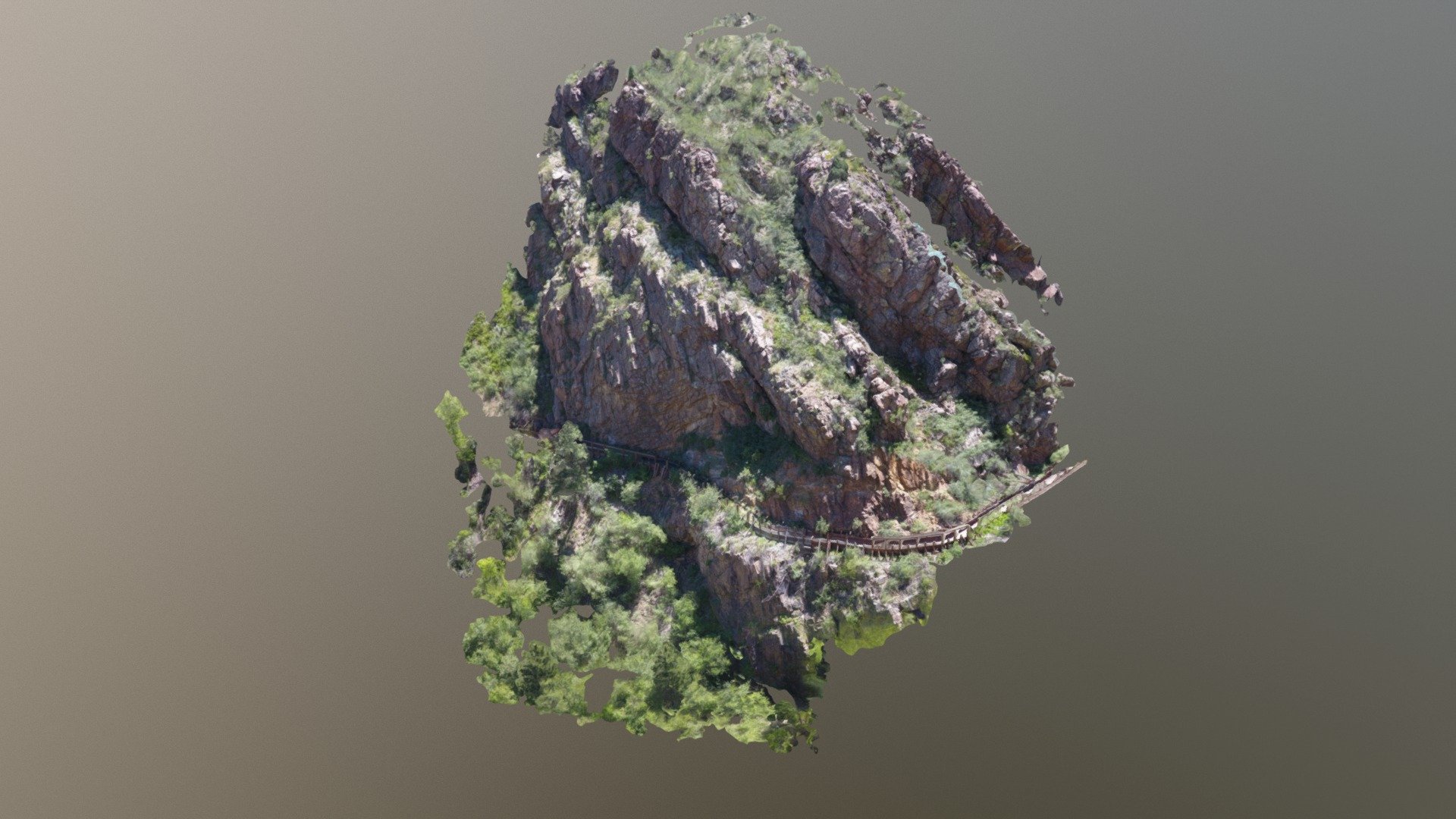 Clear Creek County Flume - 3D model by Chinook Landscape Architecture ...