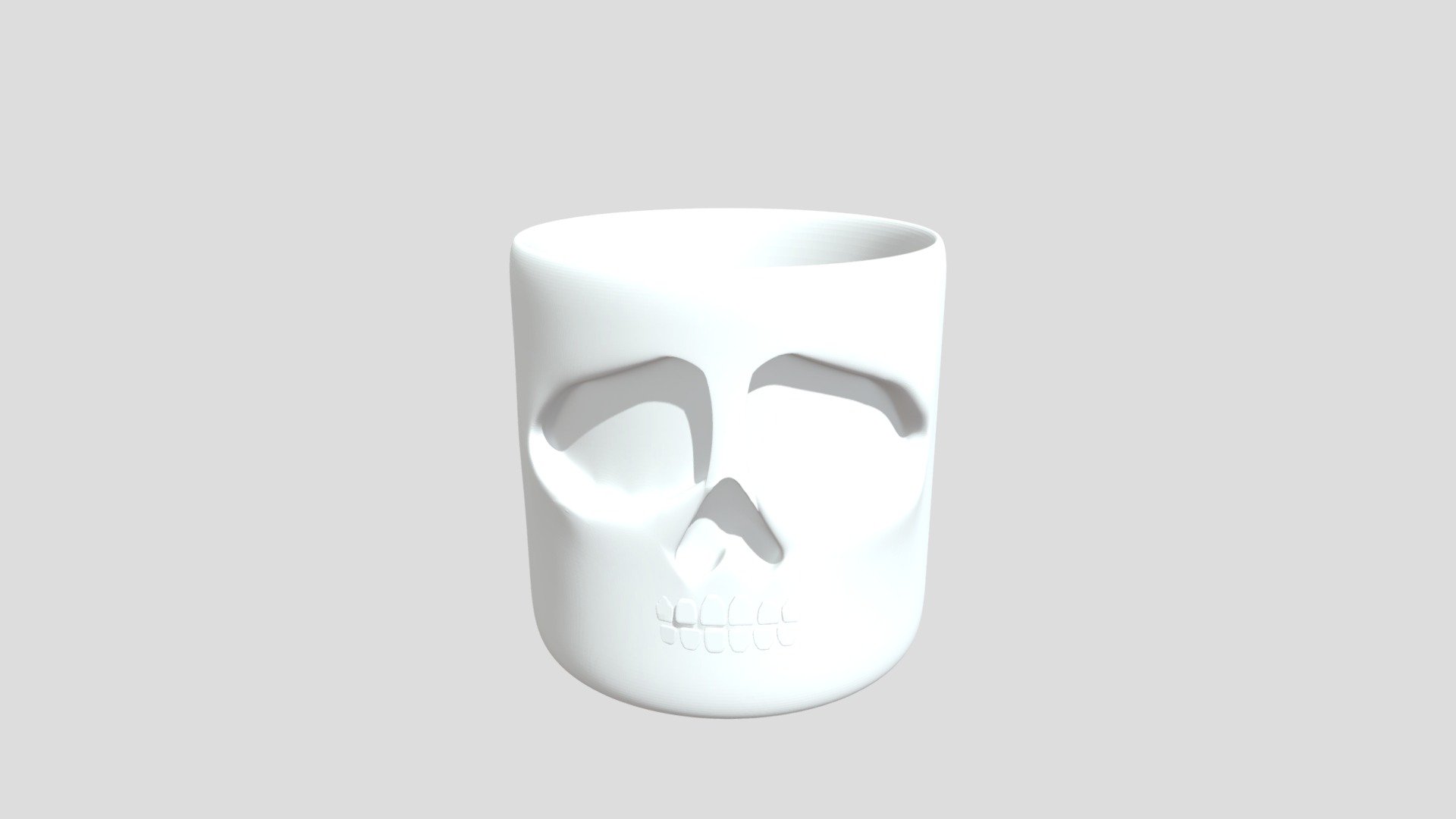 Skull Mug - 3D model by youssef2112 [7a3c572] - Sketchfab