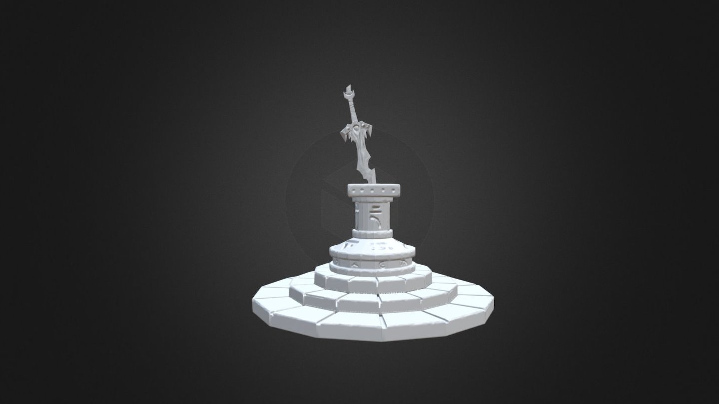 Sword In Stone - 3D model by johnhannon [7a3d72a] - Sketchfab