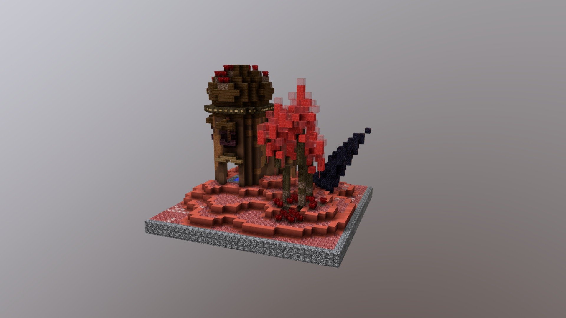 Nether spawn - Download Free 3D model by igonomic [7a3ebad] - Sketchfab