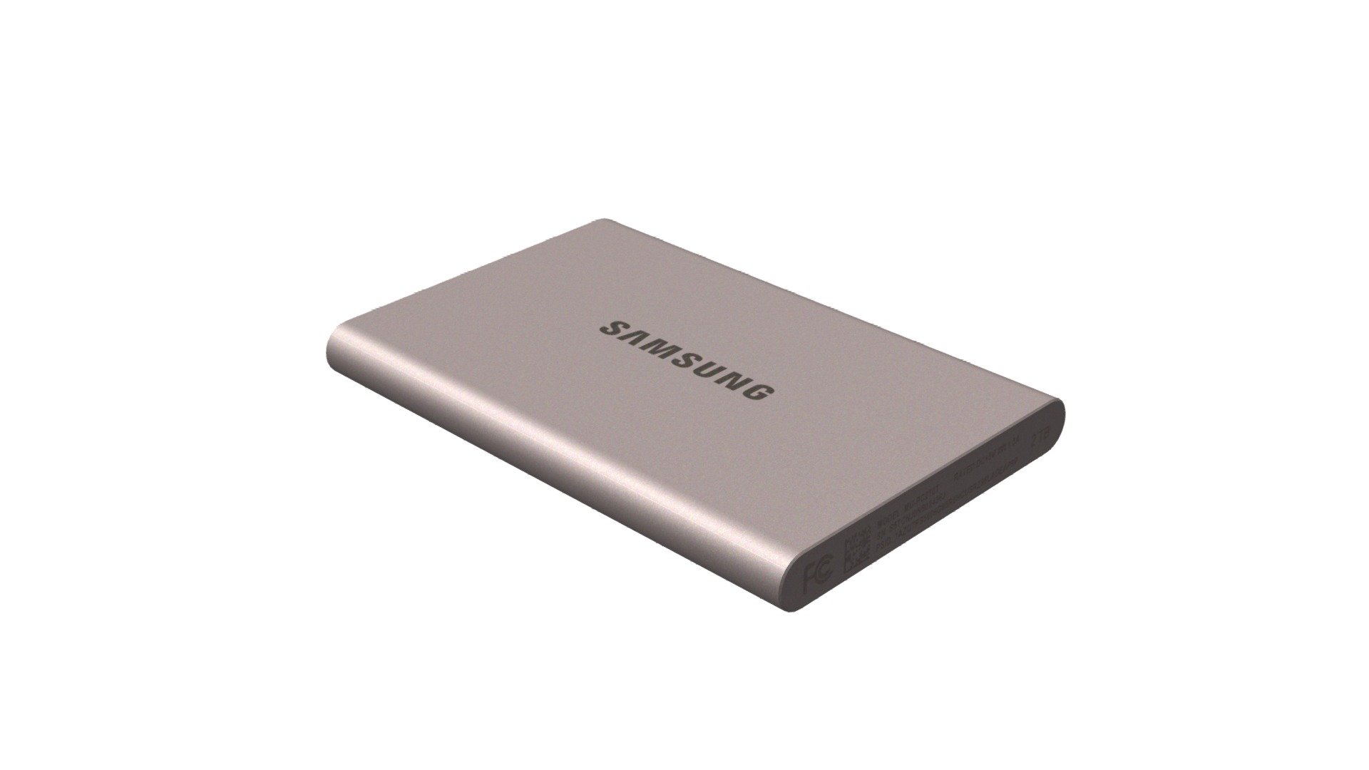 Samsung T7 Portable SSD - 3D model by rtql8d [7a3f29f] - Sketchfab