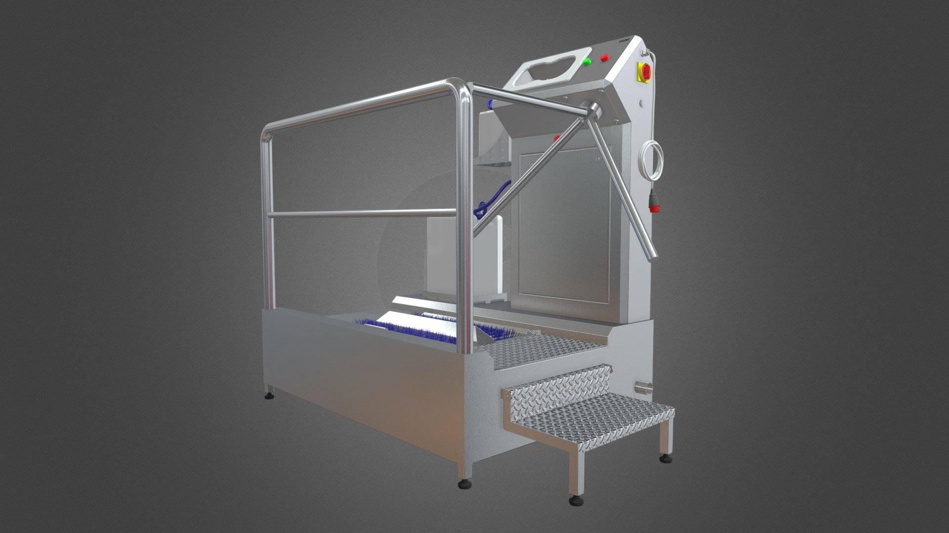Станция гигиены GRENT 022 P (щетки 600 мм) - 3D model by grent-5 ...