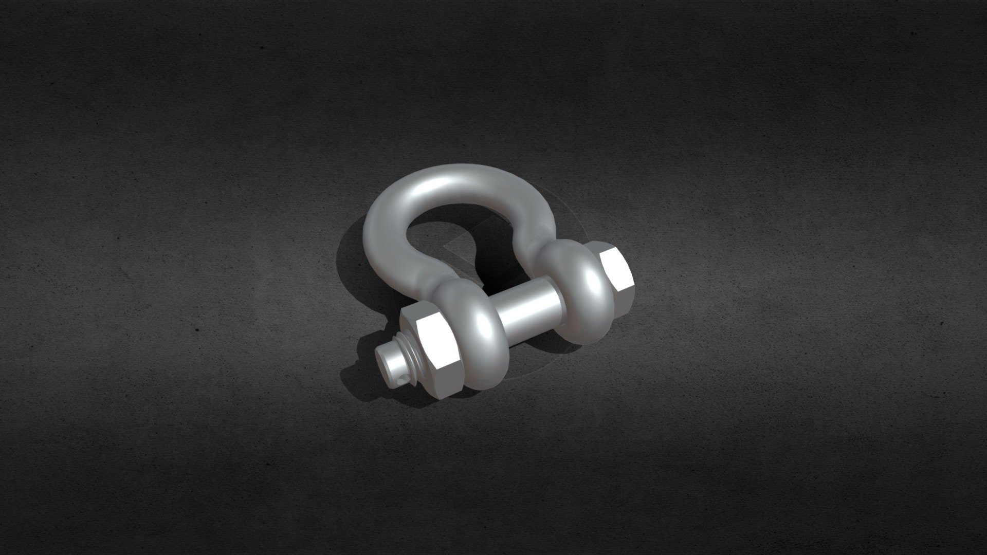 3 Ton Bow Shackle - Download Free 3D model by 3DDomino [7a413f8 ...